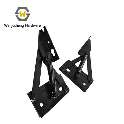 China Multifunctional Furniture Hardware Accessories Sofa Triangular Spring Hinge Cabinet Hinge Storage Pallet Hinge Support Hinge for sale