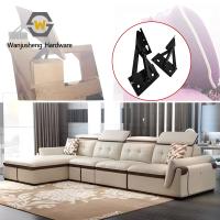 China Multifunctional Furniture Hardware Accessories Sofa Triangular Spring Hinge Cabinet Hinge Storage Pallet Hinge Support Hinge for sale