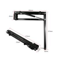 China Space-Saving Iron Invisible Shelf Folding Mechanism Accessories & Multi-Functional Folding Hinge Mechanism for sale