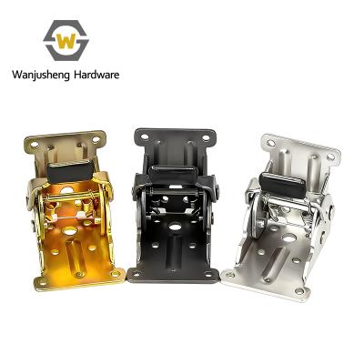 China 90° Self-locking Folding Hinge Thickened Hardware Accessory for Dining Table Chair Bed Leg Coffee Table Support for sale
