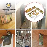 China Galvanized Hardware Kit for Metal Bed Rail Frame Fasteners Foot Plates Brackets Hooks and Furniture Accessories for sale