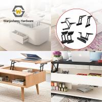 China Multifunctional Coffee Table Lifter Foldable with Damping Hardware Lifting Bracket for Small Space Storage Side Table for sale