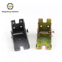 China Furniture Connection Accessories 90-degree Self-locking Bracket Table Leg Folding Hinge Lock Extension Bracket for sale
