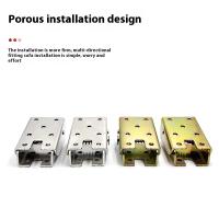 China Furniture Connection Accessories 90-degree Self-locking Bracket Table Leg Folding Hinge Lock Extension Bracket for sale