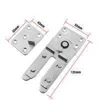 China Hardware Furniture Accessories Alligator Mouth Buckle Hinge Sawtooth Buckle Furniture Sofa Buckle for sale