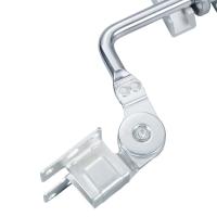 China Hot Selling Headrest Sofa Hinge Bed Hardware Accessories Mechanism Accessories Silver Metal Furniture Headrest Hinge for sale