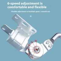China Sofa Headrest Adjustable Silver Hinge Furniture Headrest Mechanism Sofa Headrest Hinge Furniture Head Hardware for sale