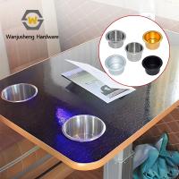 China Stainless Steel Sofa Cup Holder Recliner Sofa Armrest Sofa Cup Holder Furniture Accessories for sale