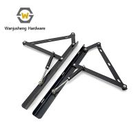 China Hardware Mechanism Pneumatic Lifting Hydraulic Heavy-Duty Storage Bed Frame Hinge Bracket Bed Gas Spring Lifter for sale