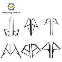 China Storage Bed Lift Hinge Mechanism Bracket Gas Spring Bed Box & Bed Slat Lifting Support Iron Frame for sale