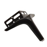 China Sofa Support Feet Bed Legs Triangle Belt Corner Code Black Cabinet Metal Furniture Legs Hardware Accessories for sale