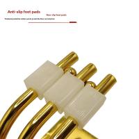 China Luxury Gold Iron C-Shaped Metal Sofa Legs New Design Furniture Accessories for sale