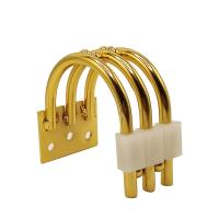 China Luxury Gold Iron C-Shaped Metal Sofa Legs New Design Furniture Accessories for sale