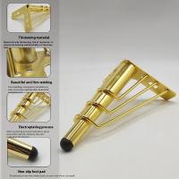 China Wanjusheng Furniture Table Legs Metal Gold Iron Sofa Legs for Cabinets Hotel Apartment Furniture Sofa for sale