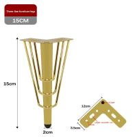 China Wanjusheng Furniture Table Legs Metal Gold Iron Sofa Legs for Cabinets Hotel Apartment Furniture Sofa for sale