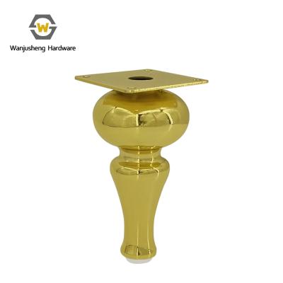 China Fancy Furniture Accessories Luxury Gold Metal Sofa Legs Modern Bed Sofa Furniture Feet for sale