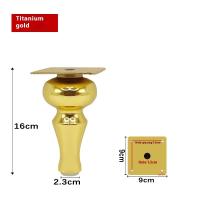 China Fancy Furniture Accessories Luxury Gold Metal Sofa Legs Modern Bed Sofa Furniture Feet for sale