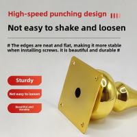 China Fancy Furniture Accessories Luxury Gold Metal Sofa Legs Modern Bed Sofa Furniture Feet for sale