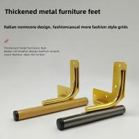 China Multi-colored Metal Triangle Table Leg Furniture Modern Luxury Joaquin Chrome Base Cabinet Sofa Leg for sale