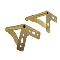 China Wanjusheng Metal Furniture Leg Table Leg Triangle Sofa Popular Gold Y Legs TV Cabinet Supporting Feet for sale