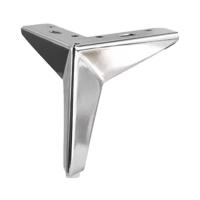 China Diamond-Shaped Three-Pronged Sofa TV Cabinet Coffee Table Bed Feet in Thickened Metal for Supporting Furniture Legs for sale