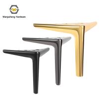 China Metal Modern Sofa Legs Fashion Furniture Table Legs Decorative Cabinet Feet Gold Steel Chrome Sofa Feet for sale