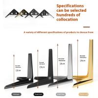 China Metal Modern Sofa Legs Fashion Furniture Table Legs Decorative Cabinet Feet Gold Steel Chrome Sofa Feet for sale