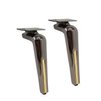 China Sofa Furniture Support Feet Hardware Accessories Iron Metal Table and Chair Black Gold Design TV Cabinet Legs for sale