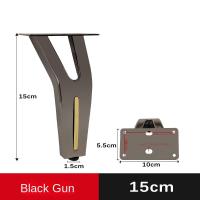 China Sofa Furniture Support Feet Hardware Accessories Iron Metal Table and Chair Black Gold Design TV Cabinet Legs for sale