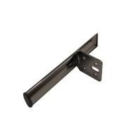China Sofa Legs Metal Iron Flat Chair Support Furniture Feet Nightstand Legs Black Sofa Legs for sale