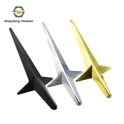 China Wanjusheng New Design Furniture Legs Hardware Sofa Base Tea Table Iron Legs Metal Table Legs for sale