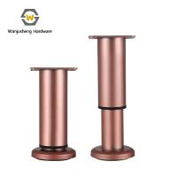 China Adjustable Support Leg Furniture Sofa Leg End Table Retractable Cabinet Foot Bed Table Leg TV Cabinet Raised for sale