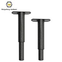 China Adjustable Retractable T-shaped Metal Foot Bed Frame Modern Style Shelf Furniture Hardware Comfortable Support Bed Legs for sale