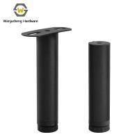 China Modern Design Metal Rod Frame Foot Bed Adjustable Support Hardware Soft Board Furniture Center Foot for sale