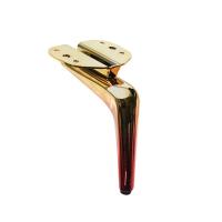 China European Luxury Style Black Gold Iron Chrome Metal Furniture Legs Cabinet Base Bed Sofa Legs for sale