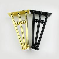 China Wanjusheng Decorative Furniture Cabinet Iron Legs New Sofa Legs Gold Hardware Accessories for sale