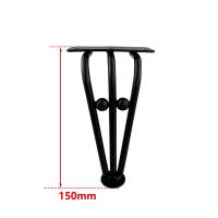 China Wanjusheng Decorative Furniture Cabinet Iron Legs New Sofa Legs Gold Hardware Accessories for sale