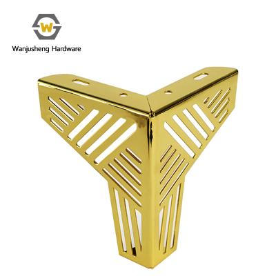 China Wanjusheng Best-selling Y-shaped Metal Furniture Legs Cheap Sofa Legs Chair Legs Made of Iron Material for sale