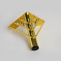 China Custom Triangle Gold Modern Metal Iron Sofa Legs Solid Furniture Legs Cabinet Office Furniture Living Room Furniture for sale