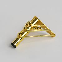 China Custom Triangle Gold Modern Metal Iron Sofa Legs Solid Furniture Legs Cabinet Office Furniture Living Room Furniture for sale