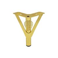 China Latest Sofa Gold Decorative Hardware Furniture Feet Custom Table Sofa Feet Cabinet Metal Furniture Feet for sale