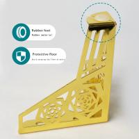 China Wanjusheng Latest Sofa Yellow Decorative Hardware Furniture Feet Custom Table Sofa Feet Cabinet Metal Furniture Feet for sale