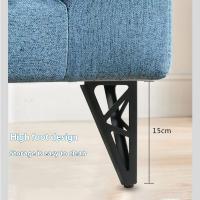 China Wanjusheng Hollow Table Legs Sofa Hardware Accessories 150mm Metal Chrome V-shaped Triangle Furniture Legs for sale