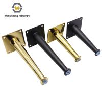 China Wanjusheng Modern Furniture Gold Metal Chair Feet Stainless Steel Sofa Legs for Family Bed for Dining Kitchen Hotel Outdoor Gym for sale
