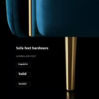 China Wanjusheng Modern Furniture Gold Metal Chair Feet Stainless Steel Sofa Legs for Family Bed for Dining Kitchen Hotel Outdoor Gym for sale