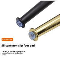China Wanjusheng Modern Furniture Gold Metal Chair Feet Stainless Steel Sofa Legs for Family Bed for Dining Kitchen Hotel Outdoor Gym for sale