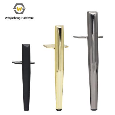 China Table Iron Legs Factory Black Gold Chrome Acrylic Furniture Accessories Sofa Legs Sofa Furniture Metal Legs for sale