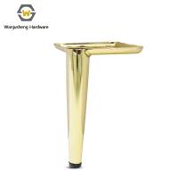 China Wanjusheng 150mm I Type Manufacturers Supply Metal Sofa Tv Stand Base Chrome Legs with Rubber for sale
