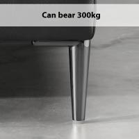 China Wanjusheng 150mm I Type Manufacturers Supply Metal Sofa Tv Stand Base Chrome Legs with Rubber for sale