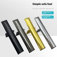 China Sofa Legs Black Gold Conical Decorative Support Hardware Silver Copper Steel Furniture Feet Metal Chrome Sofa Cabinet Legs for sale
